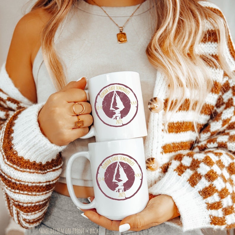 Florida State Mug FSU Mug FSU Coffee Mug Seminole Mug - Etsy