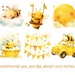 Cute Bee Watercolor Clip Art Bundle, Bees for Children's Room, Bees for ...