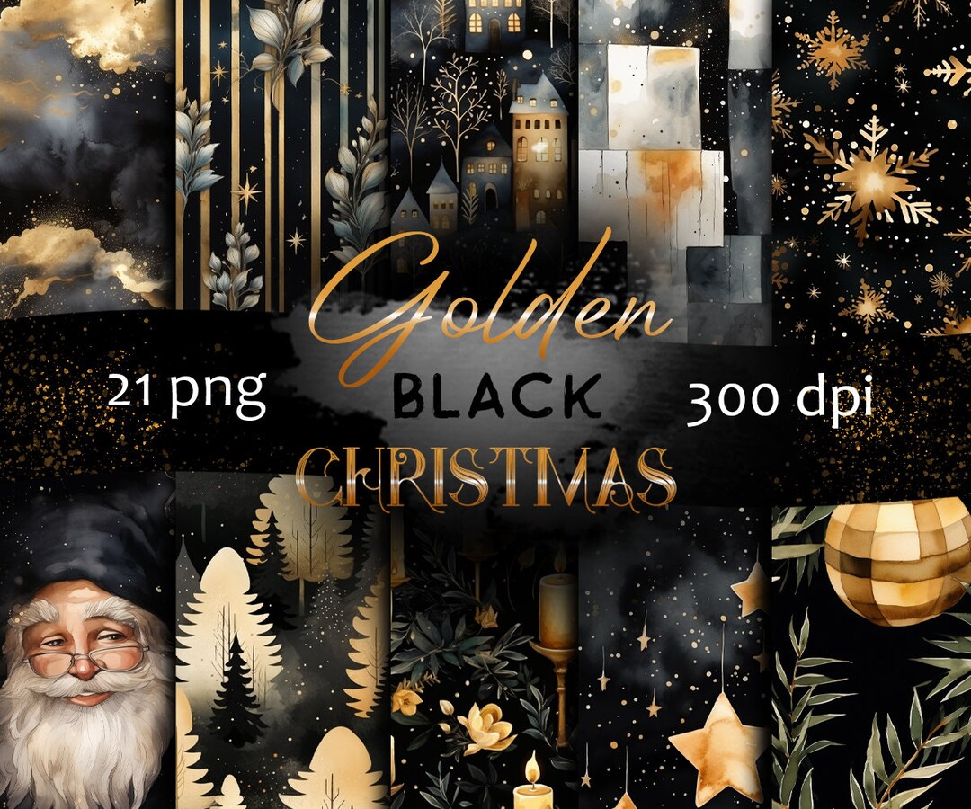 Christmas Digital Paper, Christmas Tree, Scrapbook Paper, Holiday ...