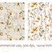 Beige Wildflowers Seamless Pattern, Delicate Beige Flower Pattern ...