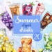 Summer Drinks Watercolor Clipart Set Perfect for Cocktails, Lemonade ...