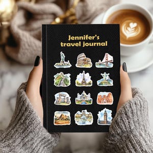 Sticker Sheet “world Landmarks”, Landmarks Stickers, Travel, Tourism ...