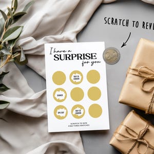 Surprise Scratch Card • Find Three Matches • Holiday Scratch Card ...