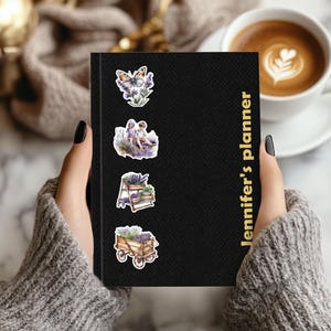 Sticker Sheet “lavender Moments” Lavender Stickers, Vintage Stickers ...