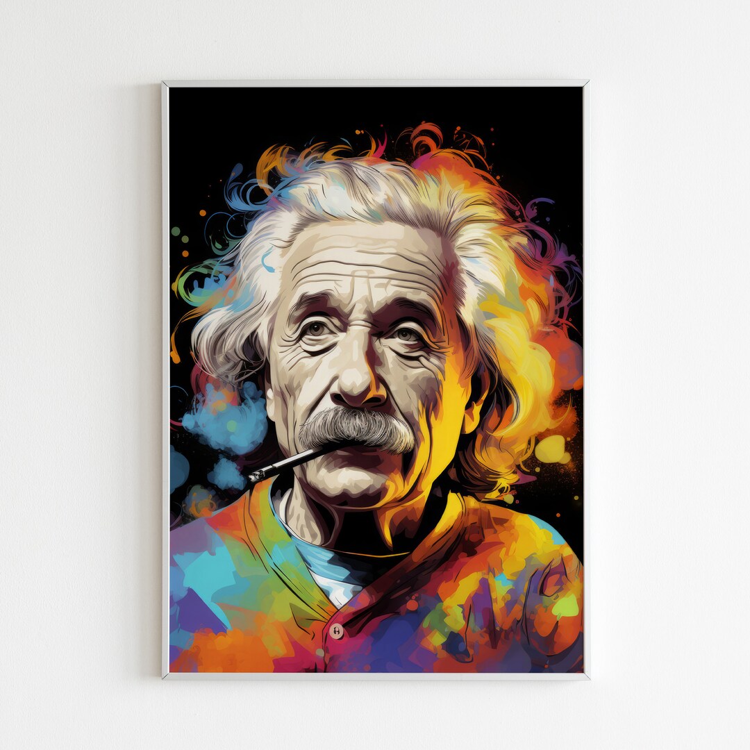 Printable Wall Art of Albert Einstein. Einstein Poster. - Etsy