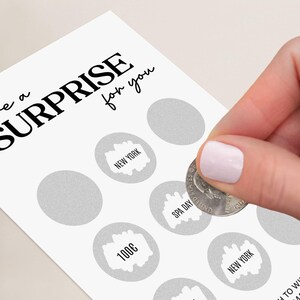 Surprise Scratch Card, Find Three Matches, Holiday Scratch Card ...