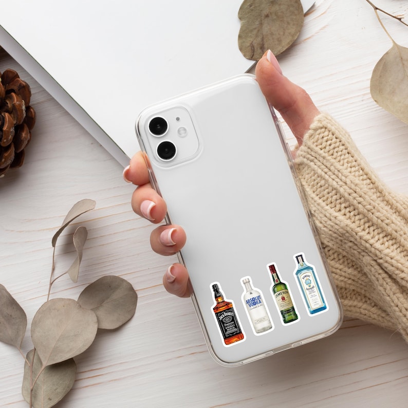 Sticker Sheet “alcohol Collection” • Whiskey Stickers • Alcohol ...