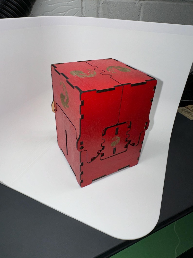 Geared Card Deck Box - Large & Small Sizes - Custom Engraving - MTG ...