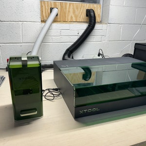 Vent Outlet Flange for Xtool Laser Engraver Exhaust - F1/F1 Lite/f1 ...