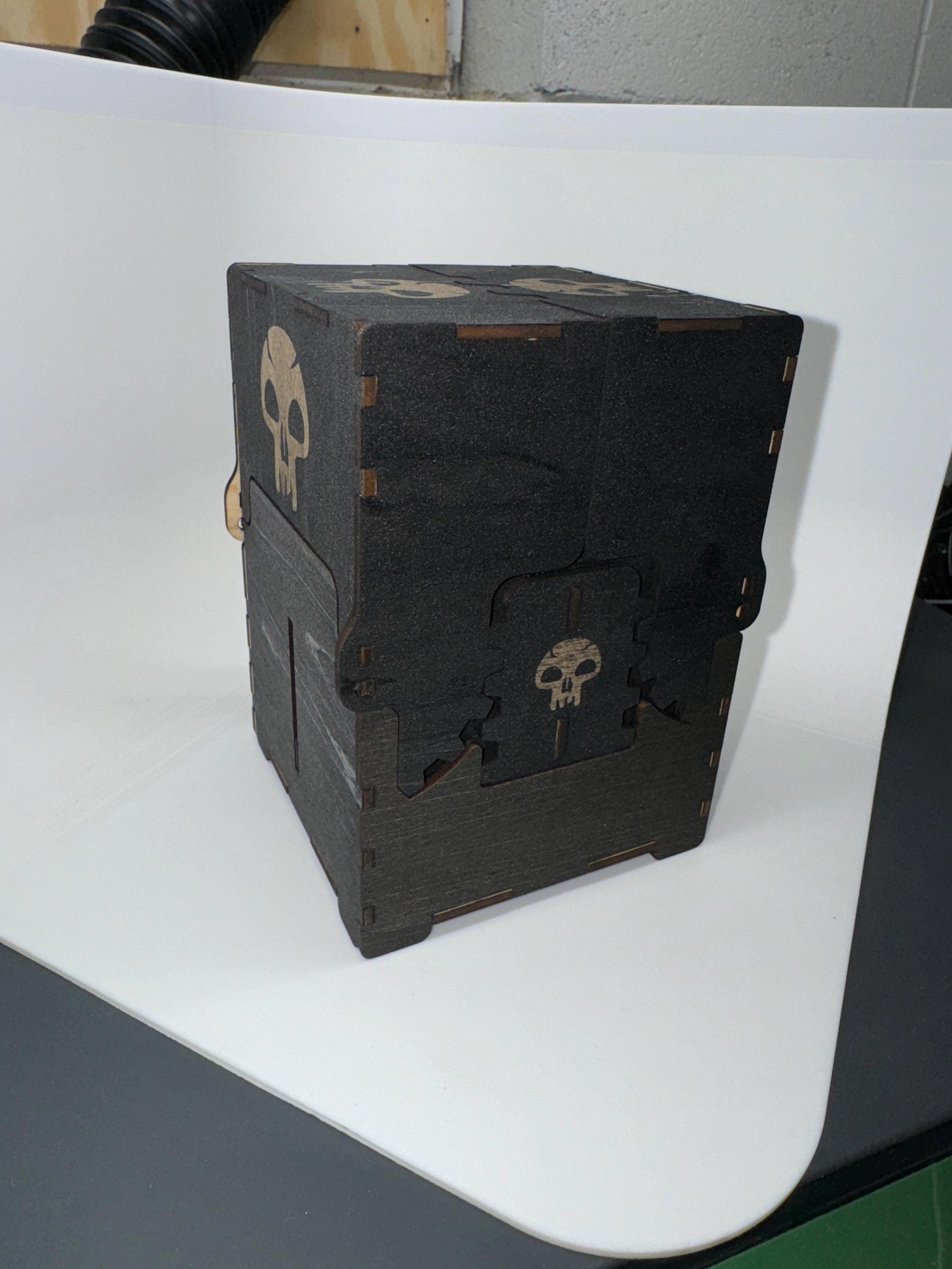 Geared Card Deck Box - Large & Small Sizes - Custom Engraving - MTG ...