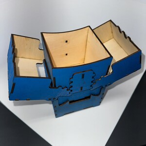 Geared Card Deck Box - Large & Small Sizes - Custom Engraving - MTG ...