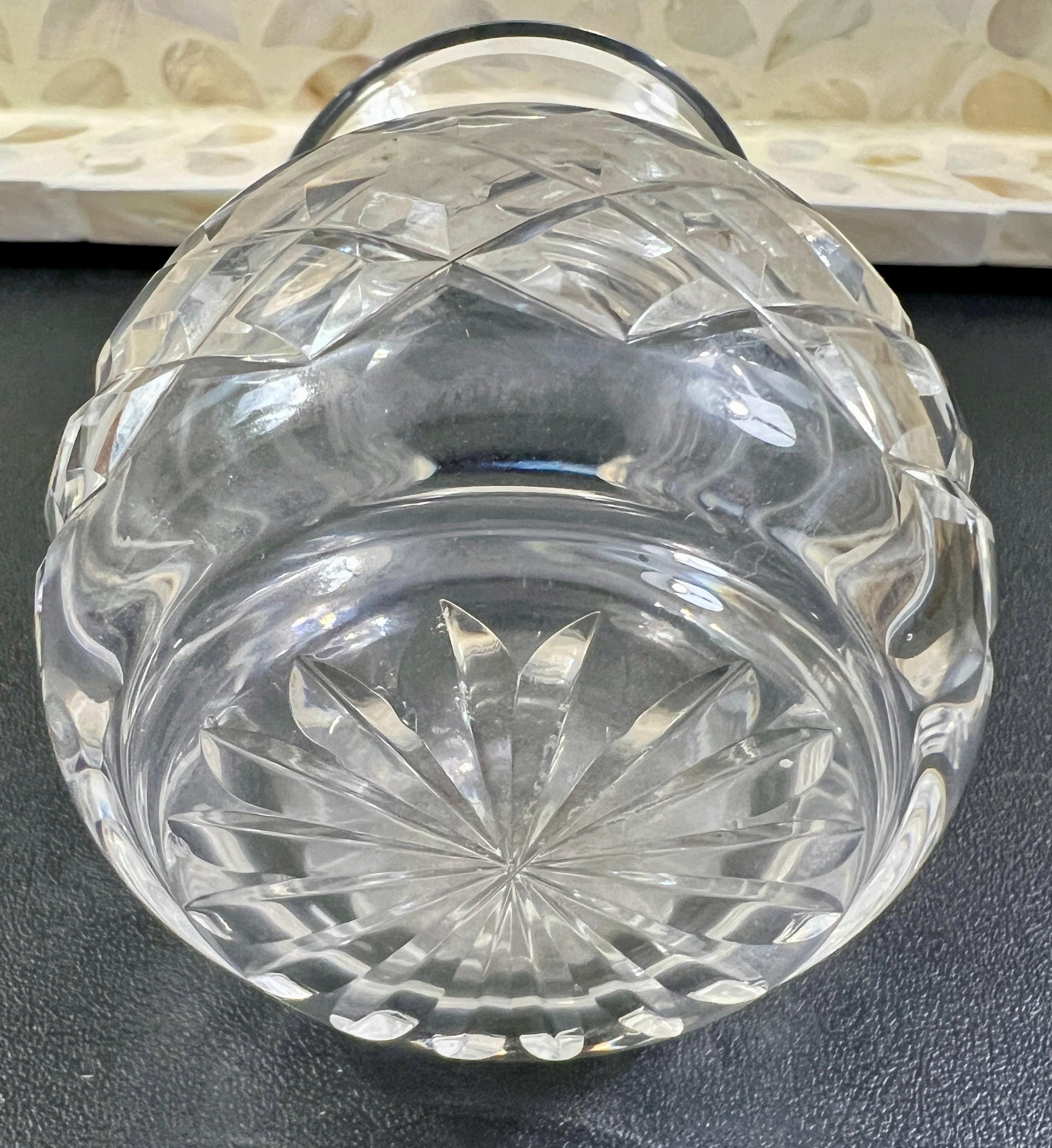 Small Waterford Crystal Diamond Pattern Bud Vase - Etsy
