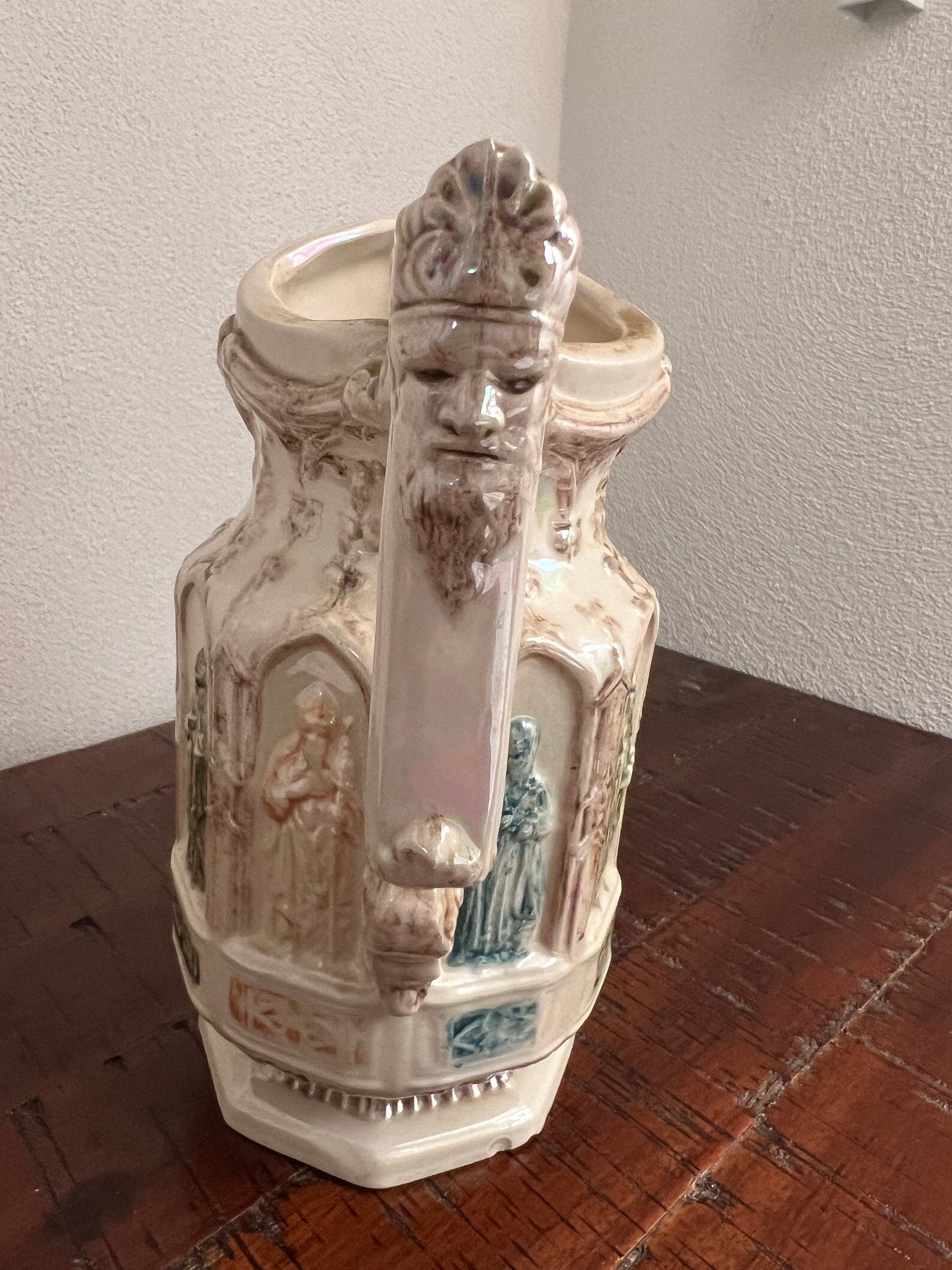 Mccoy Pottery Gothic Footed Pitcher - Etsy