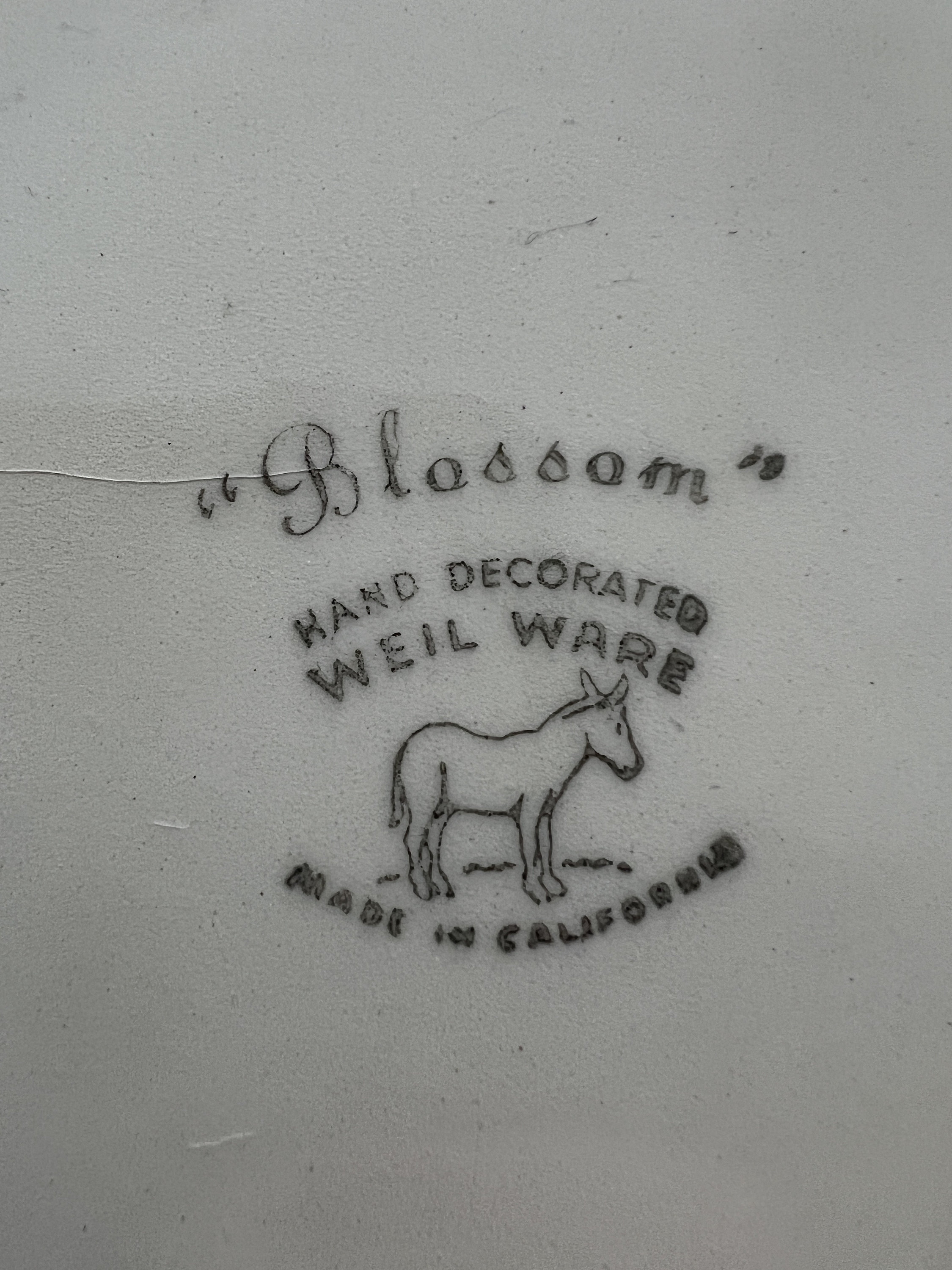 4-pc Set 10 Vintage Weilware Blossom Caledon Square Dinner Plate - Etsy