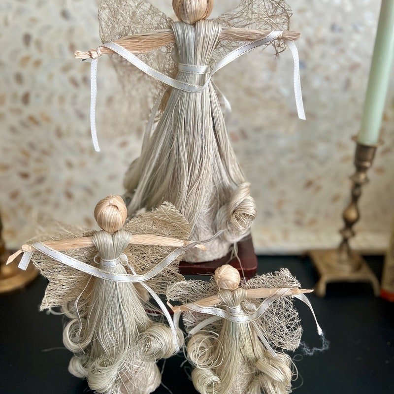 Raffia Angels - Etsy