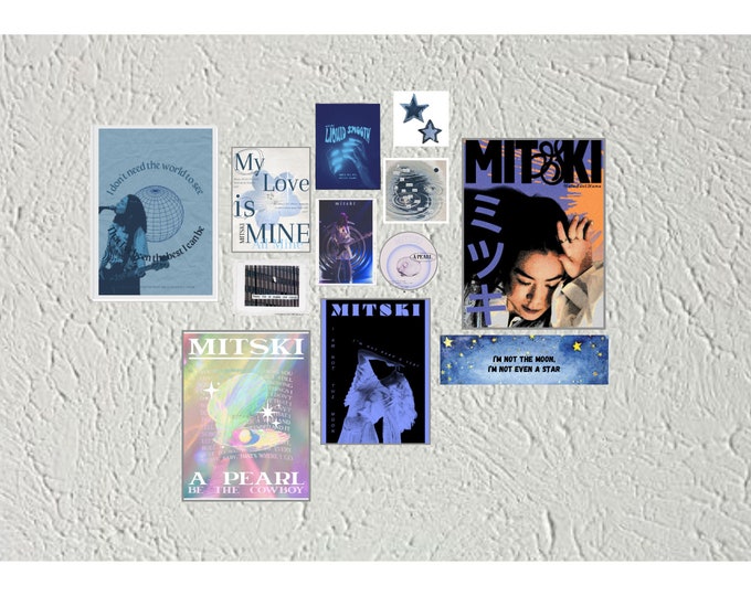 22 Pcs Mitski Posters, Mitski Wall Collage Kit: Unique Wall Decor ...