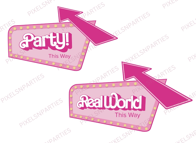 Pink Barb Car, Barbe Cut Out, Barb Movie Prop, Cake Topper, Retro Car ...