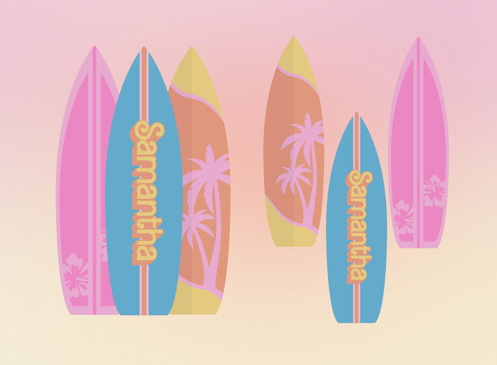 Surfboard Cutout, Beach Party Decorations, Birthday Surfboard, Kid ...