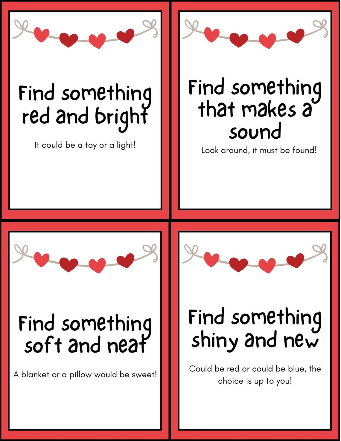 Valentine's Day Scavenger Hunts & Story Map - Etsy