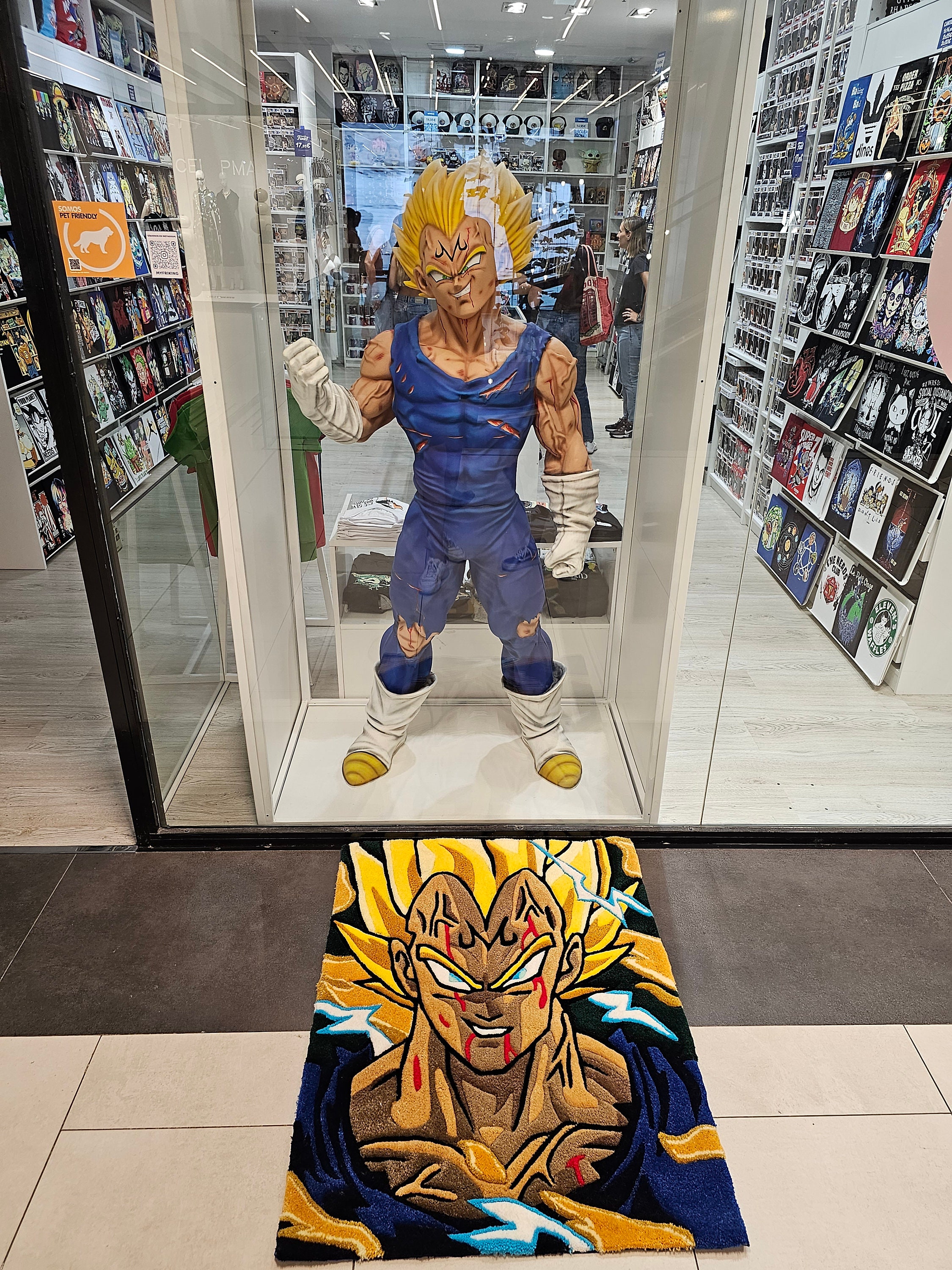 Majin Vegeta Dragon Ball Z Tufting Rug - Etsy