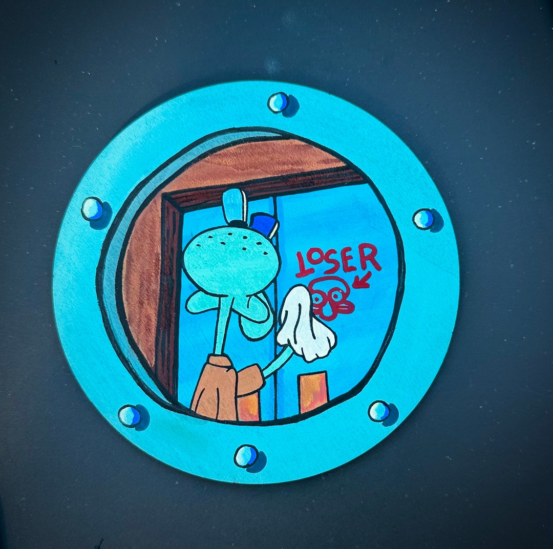 Squidward Window - Etsy