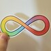 Rainbow Neurodiversity Infinity Symbol Sticker - Etsy Canada