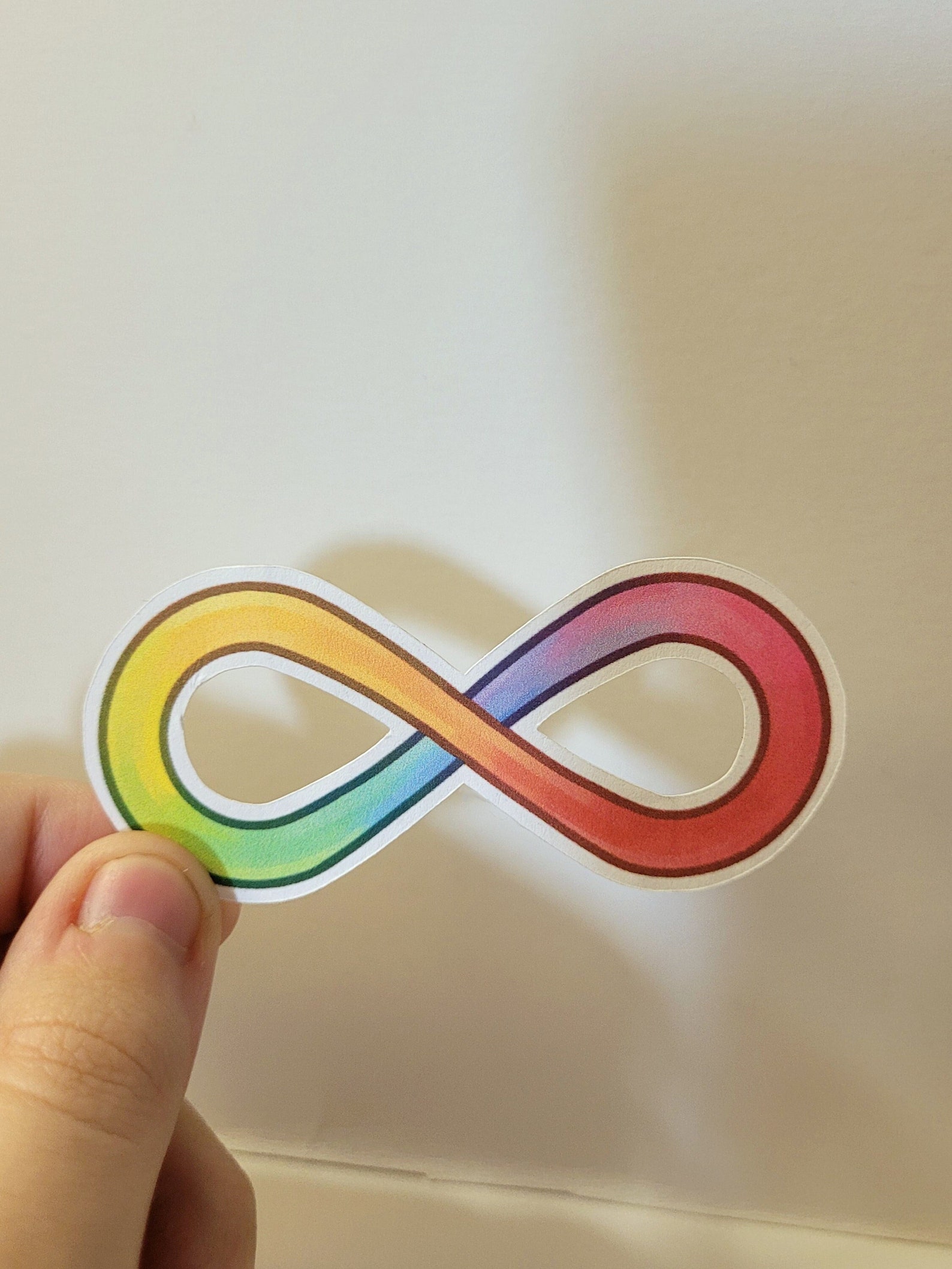 Rainbow Neurodiversity Infinity Symbol Sticker - Etsy Canada