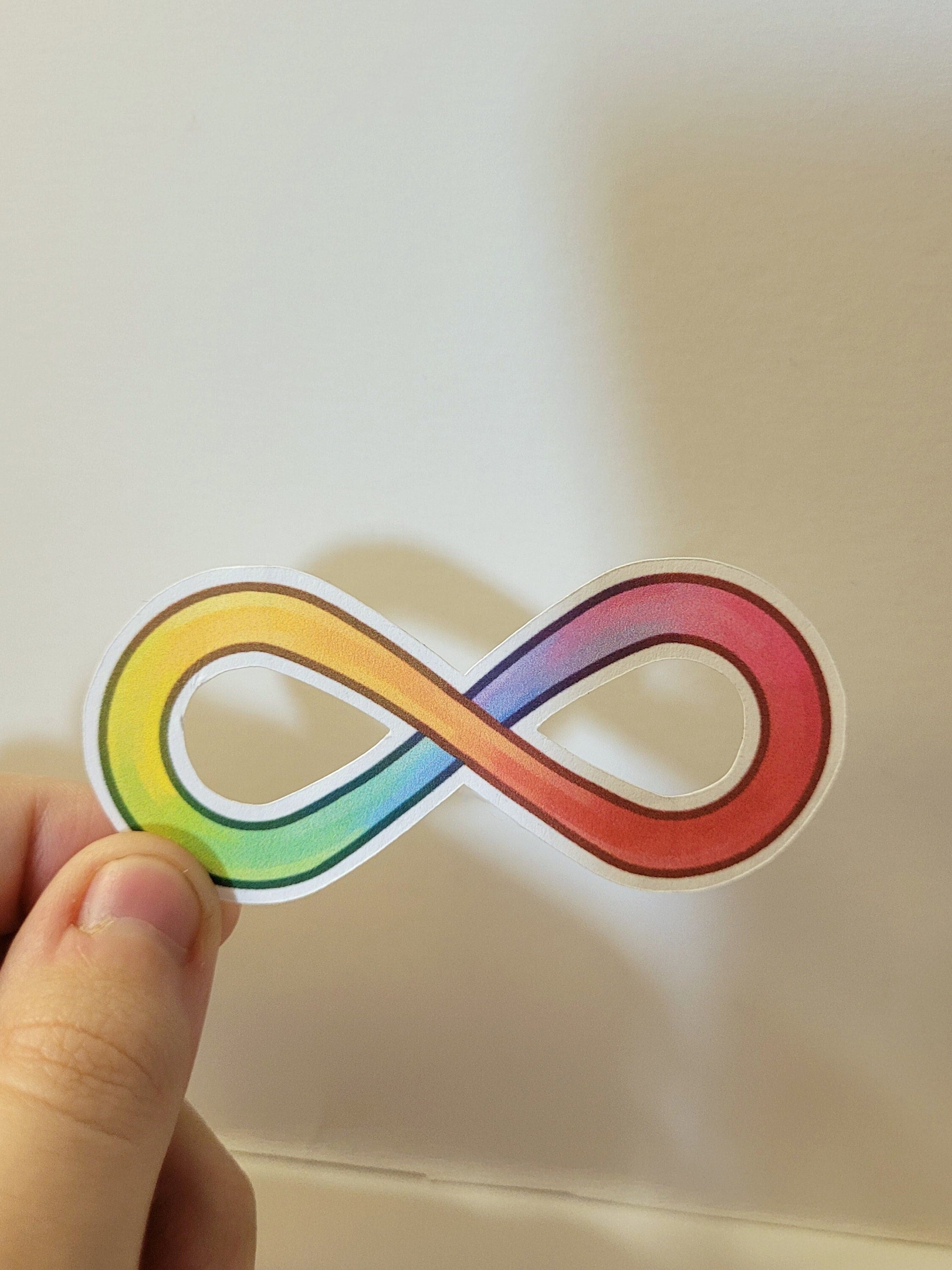 Rainbow Neurodiversity Infinity Symbol Sticker - Etsy Canada