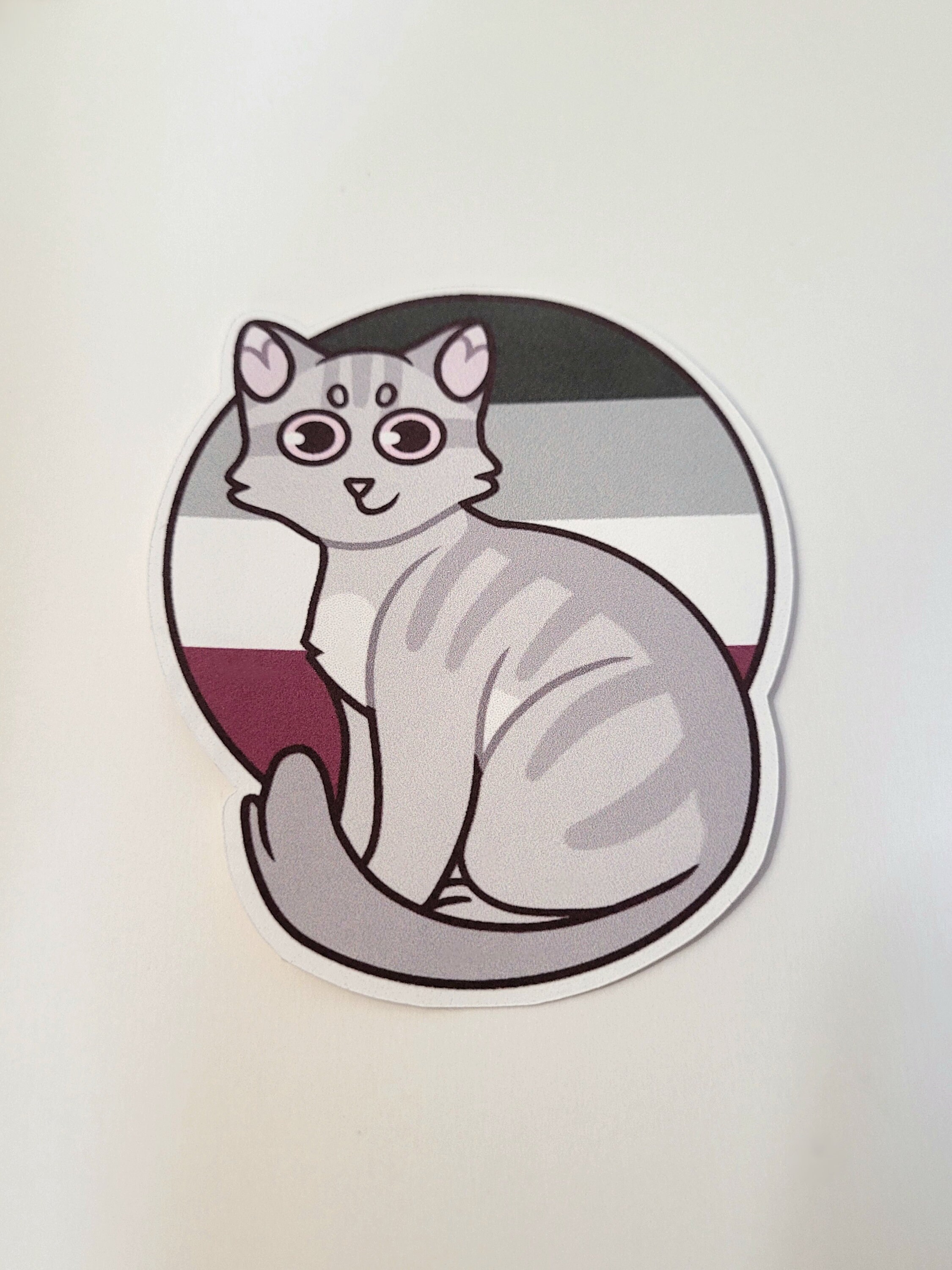 Cute Lgbtq Queer Cat Sticker L Pride Cat Sticker L Gay Etsy 1966