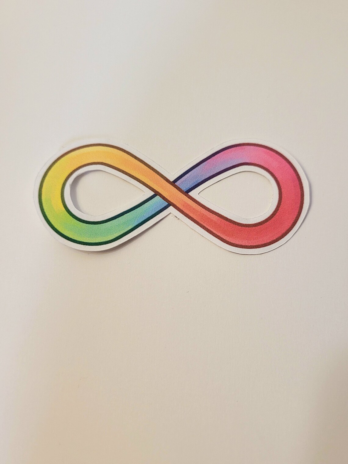 Rainbow Neurodiversity Infinity Symbol Sticker - Etsy Canada