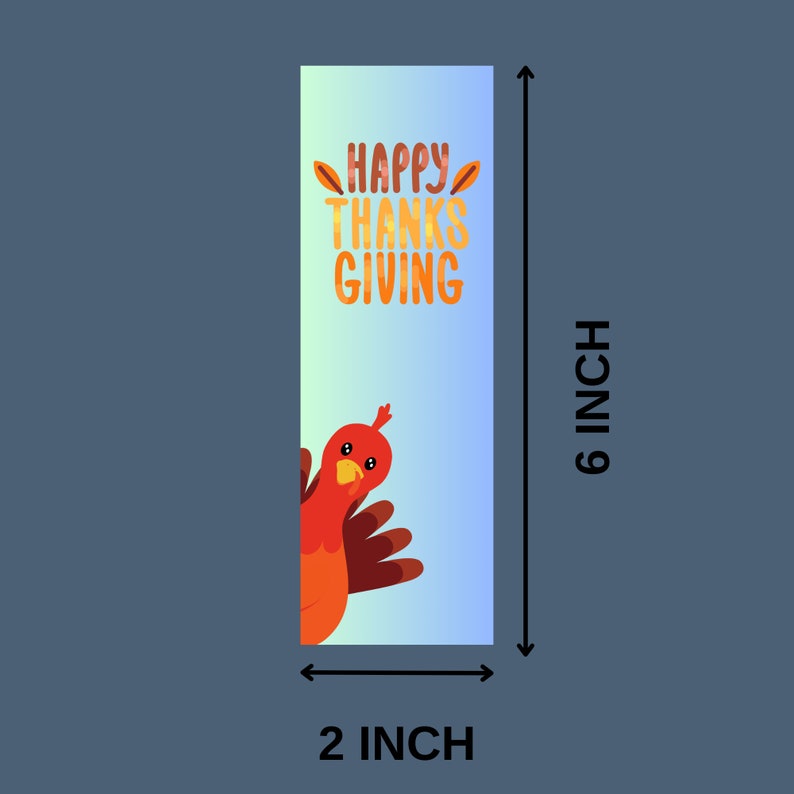 Thanksgiving Printable Bookmarks, Thanksgiving, Digital Bookmark ...