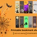 Halloween Printable Bookmarks Digital Bookmarks Helloween - Etsy