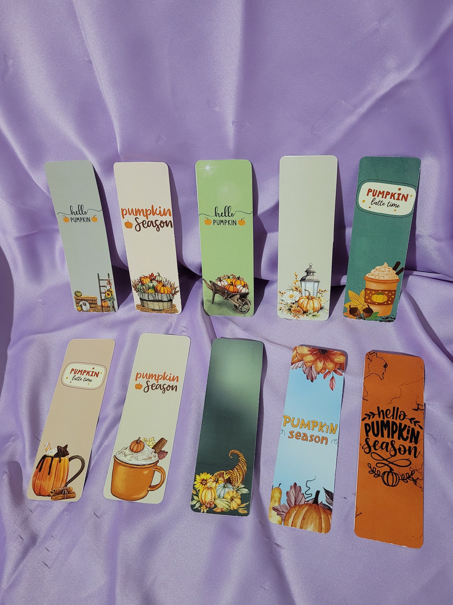 Pumpkin Printable Bookmarks, Digital Bookmarks, Pumpkin Bookmarks ...