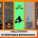 Halloween Printable Bookmarks Digital Bookmarks Helloween - Etsy