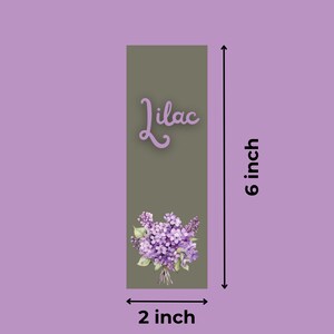 Flowers Printable Bookmark Digital Bookmarks Flowers Bookmarks ...
