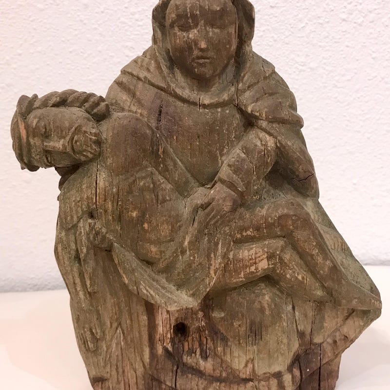 Pieta Wooden - Etsy