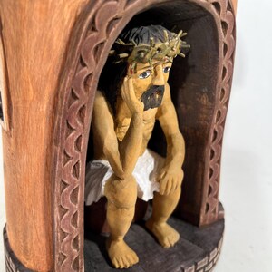 Pensive Christ by Polish Wood Carver Marx - Etsy