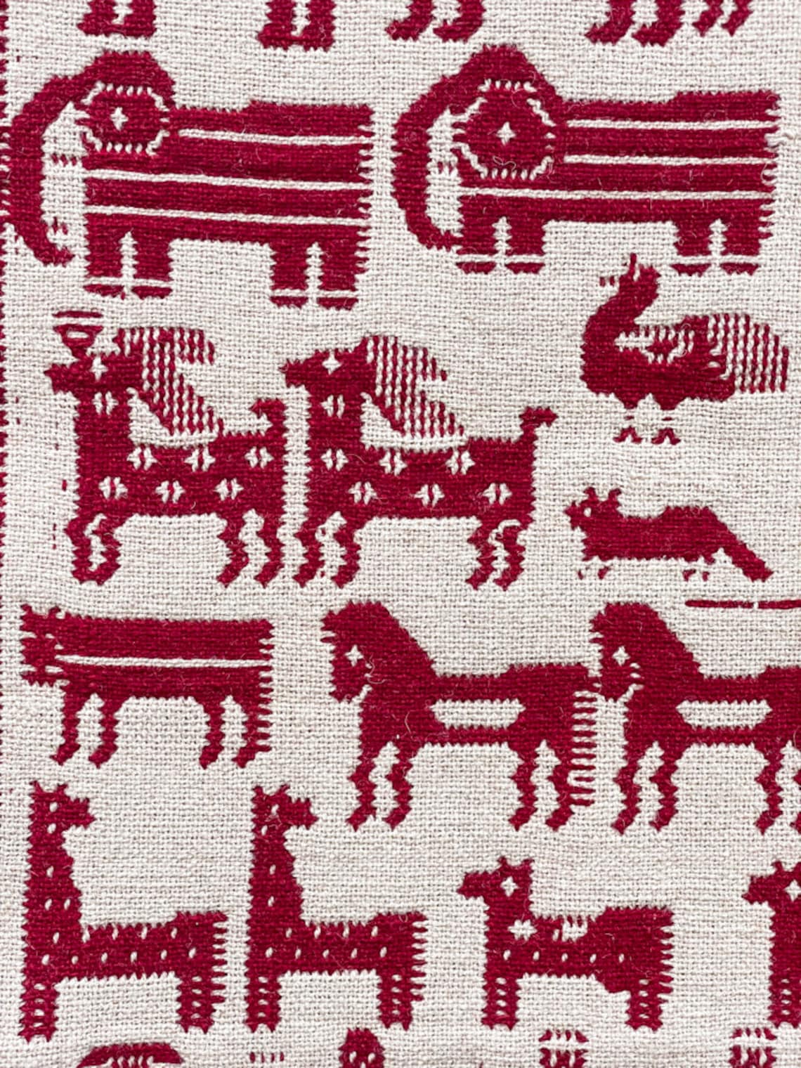 Double Weave Polish Tapestry Noah's Ark Motif - Etsy