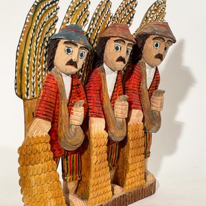 Throwing Seeds for Wheat - Wood Carving by Polish Folk Artist Antoni ...
