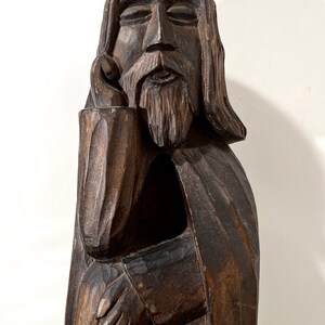 Jesus (pensive Christ) by Polish Wood Carver Edward Szemborki - Etsy