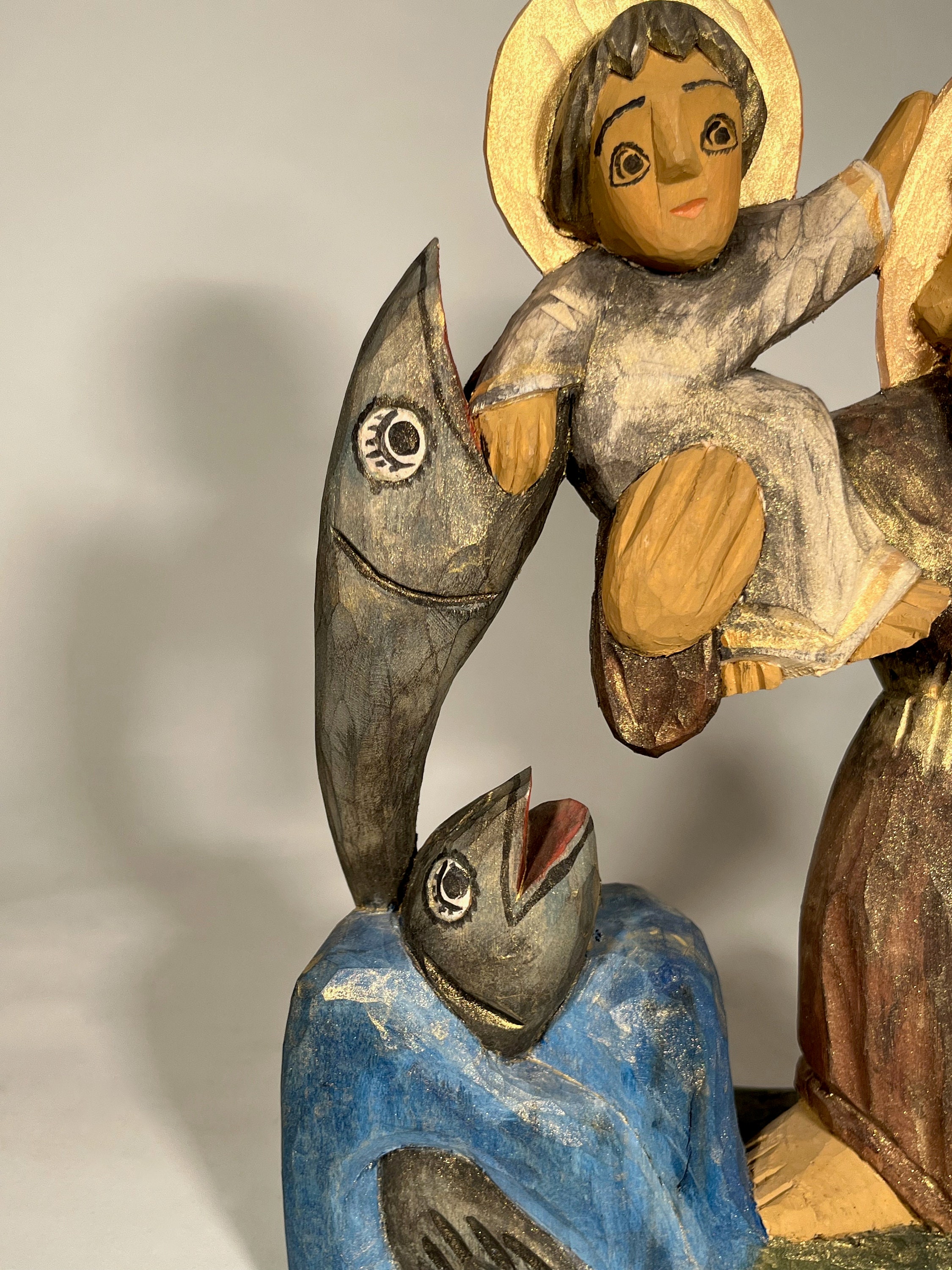 St. Anthony by Polish Wood Carver Andrzej Wojtczak - Etsy
