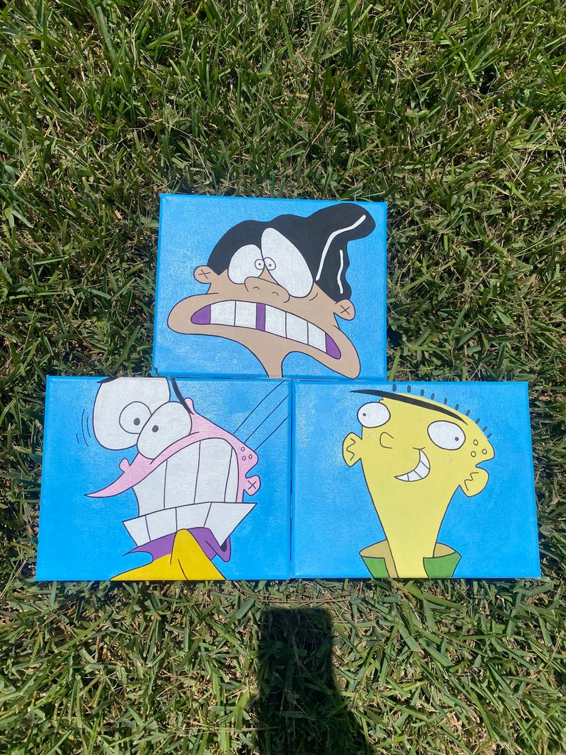Ed, Edd & Eddy Painting Set - Etsy
