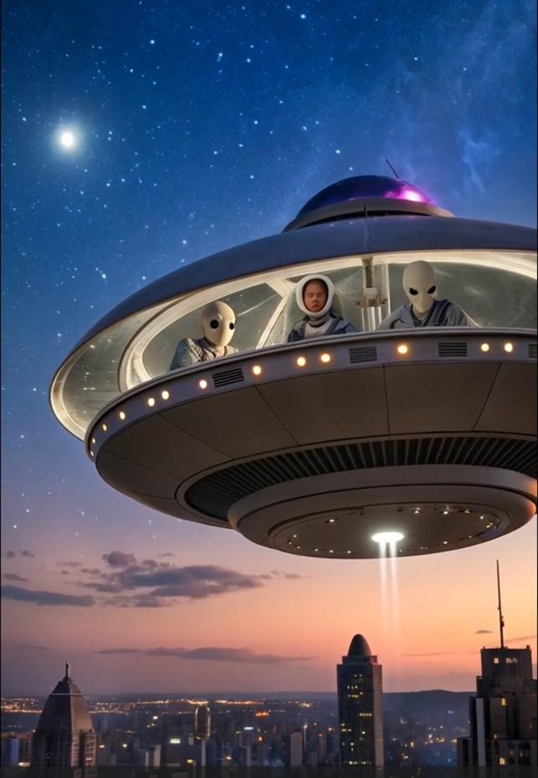 UFO Alien Animation: 9.16, 4K UHD, Motion Background, Animated ...