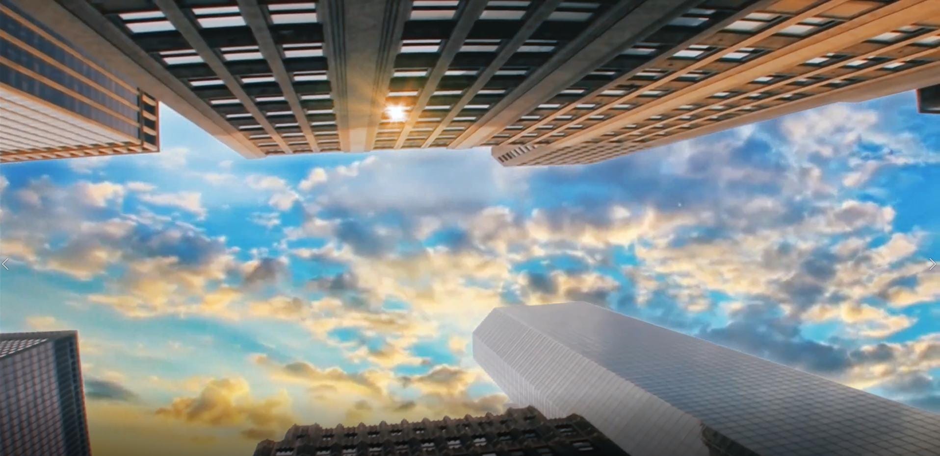 Skyscraper Sky: 4K UHD, Motion Background, Animated Screensaver ...