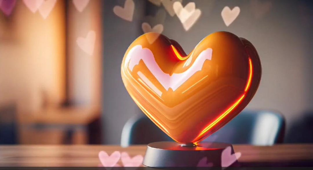 Fluttering Heart: 4K UHD, Motion Background, Animated Screensaver ...