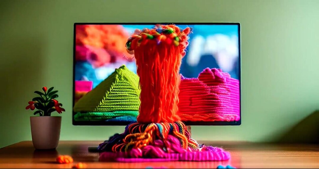 Yarn Volcano: 4K UHD, Motion Background, Animated Screensaver, Animated ...