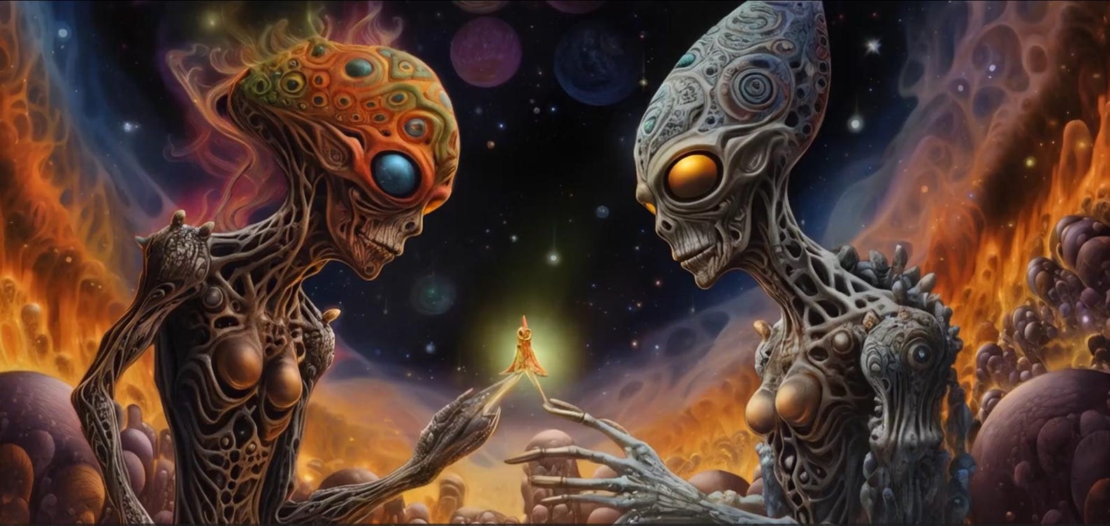 Alien Magicians Animated : 4K UHD, Motion Background, Animated ...