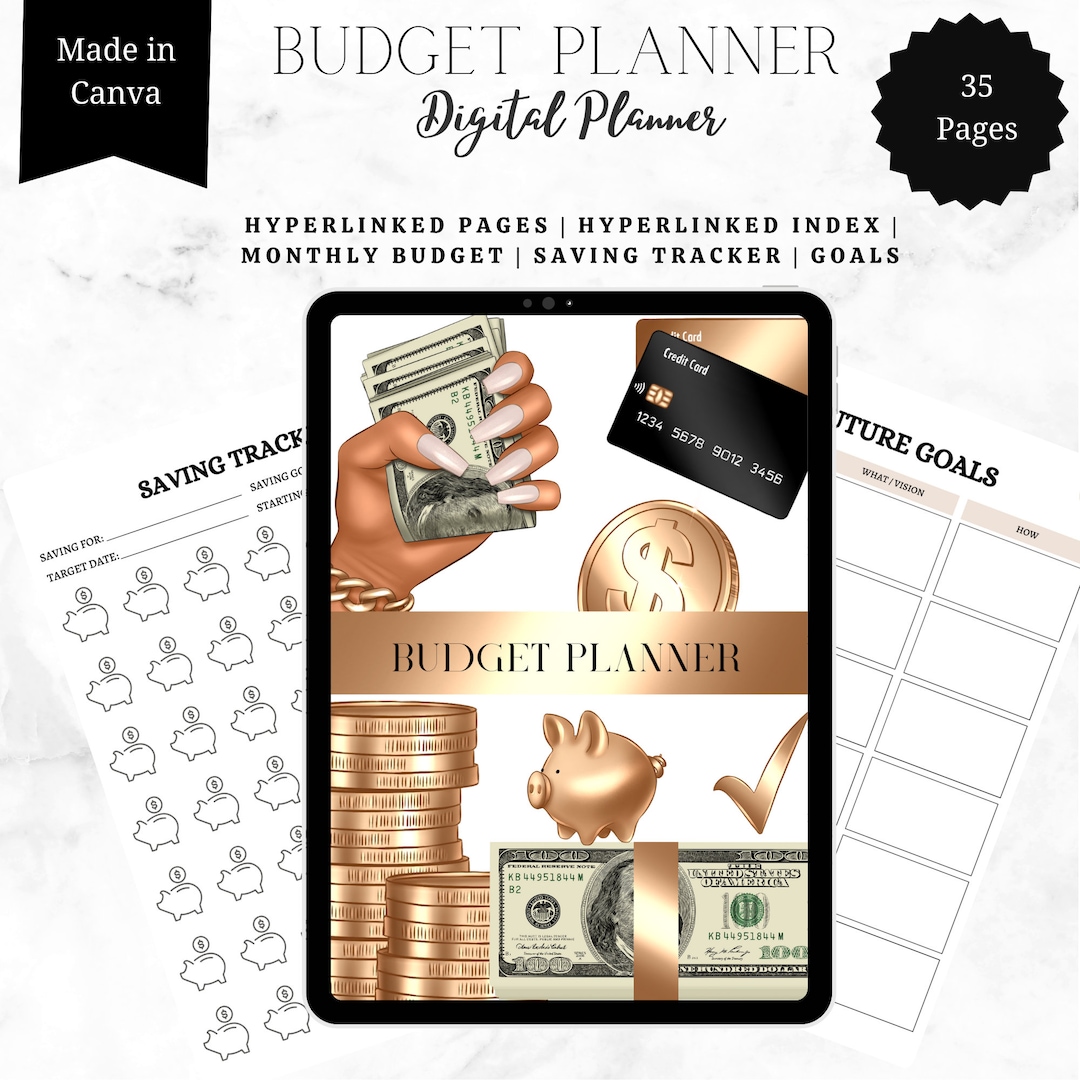 Digital Budget Planner for Goodnotes and Notability , Financial Planner ...
