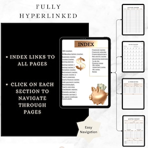 Digital Budget Planner for Goodnotes and Notability , Financial Planner ...