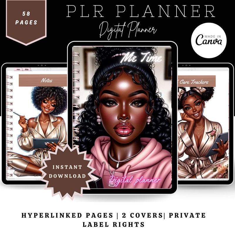 Black Girl Planner - Etsy